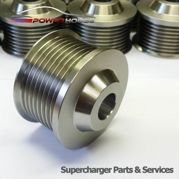 Powerhouse Jaguar F-Type V6 S / R-Dynamic Supercharger Upper Pulley 6% ...