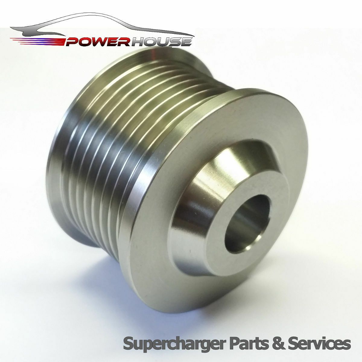 Powerhouse Jaguar F-Type V6 S / R-Dynamic Supercharger Upper Pulley 6% ...
